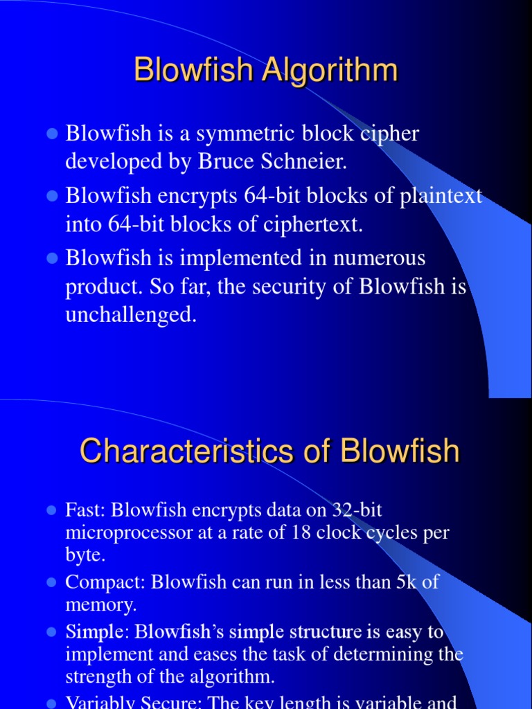Blowfish | PDF