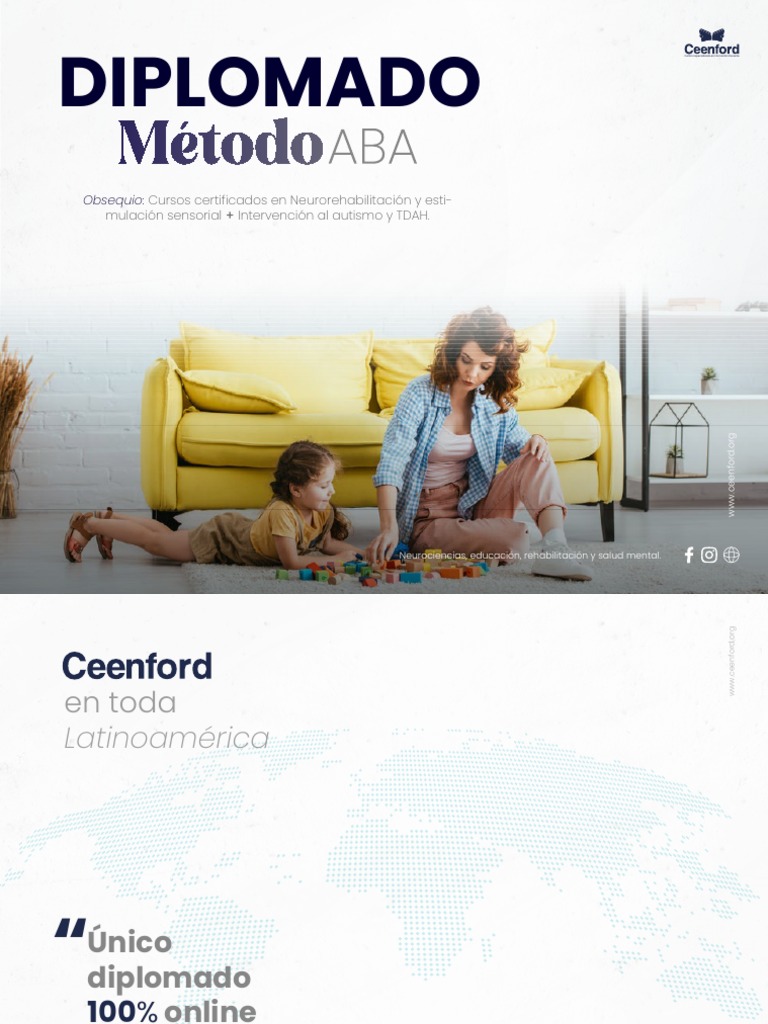 Brochure Metodo Aba | PDF | Espectro autista | Neuropsicología