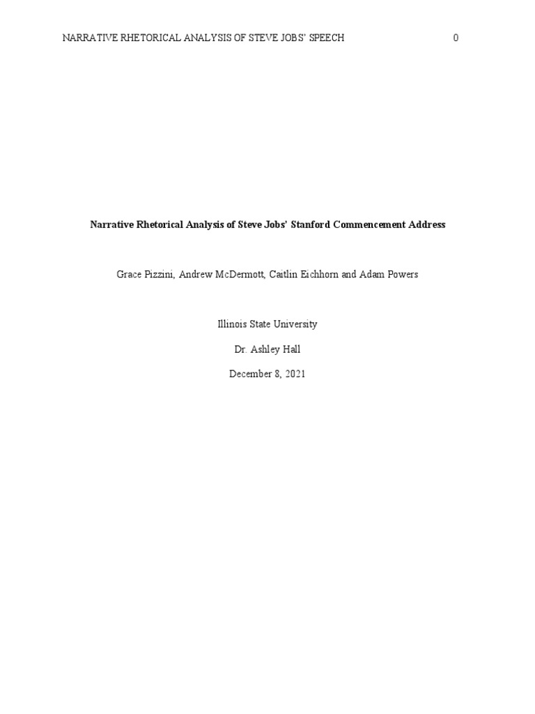 Steve Jobs 2005 Stanford Commencement Address | PDF | Narrative ...