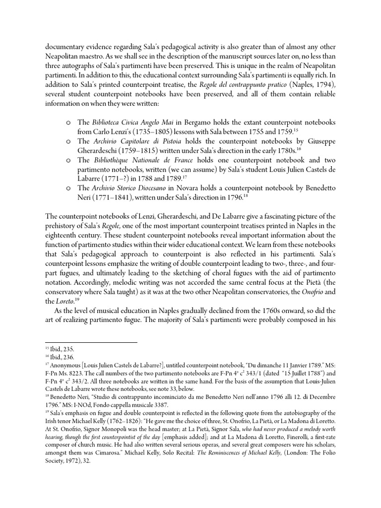 Partimenti Nicola Sala 2 | PDF | Musical Compositions | Classical Music