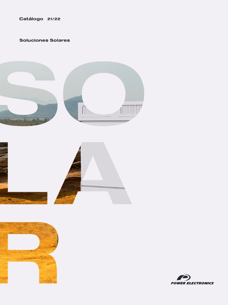 Catalogo - Solar - Es-1 2021 | PDF | Inversor de energia | Fotovoltaica