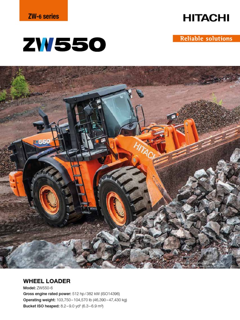 ZW-series: Wheel Loader | PDF | Vehicle Technology | Mechanical Engineering