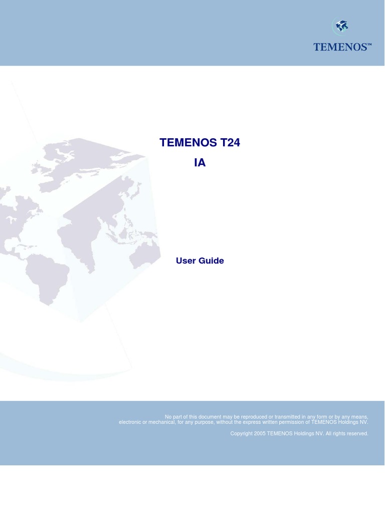 Temenos T24 IA: User Guide | Download Free PDF | Fair Value | Mark To ...