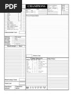 Robotech Character Sheets | PDF | Military Technology