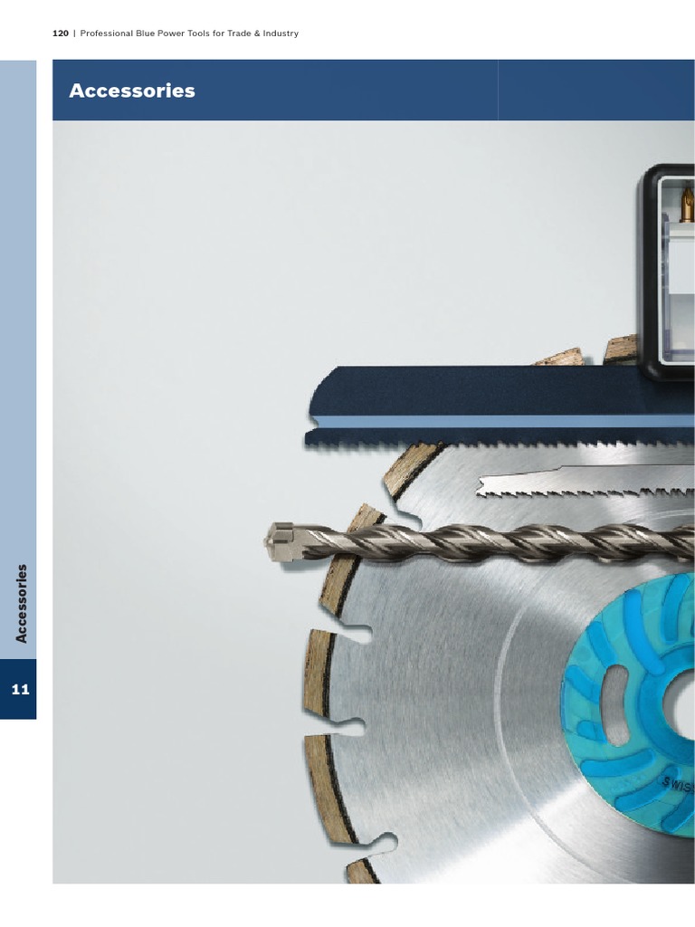 Accessories: 120 - Professional Blue Power Tools For Trade & Industry ...