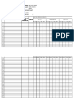 BADAC TEMPLATE - Attendance Sheet | PDF