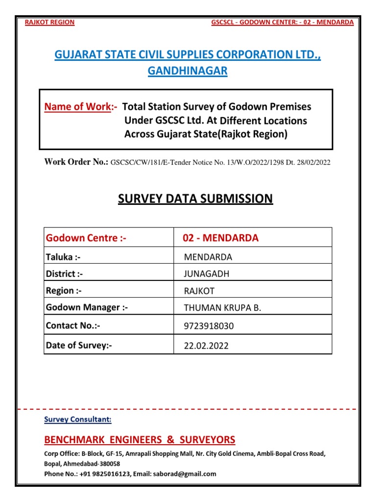 Mendarda-2 - 105 - Report | PDF | Wall | Gujarat
