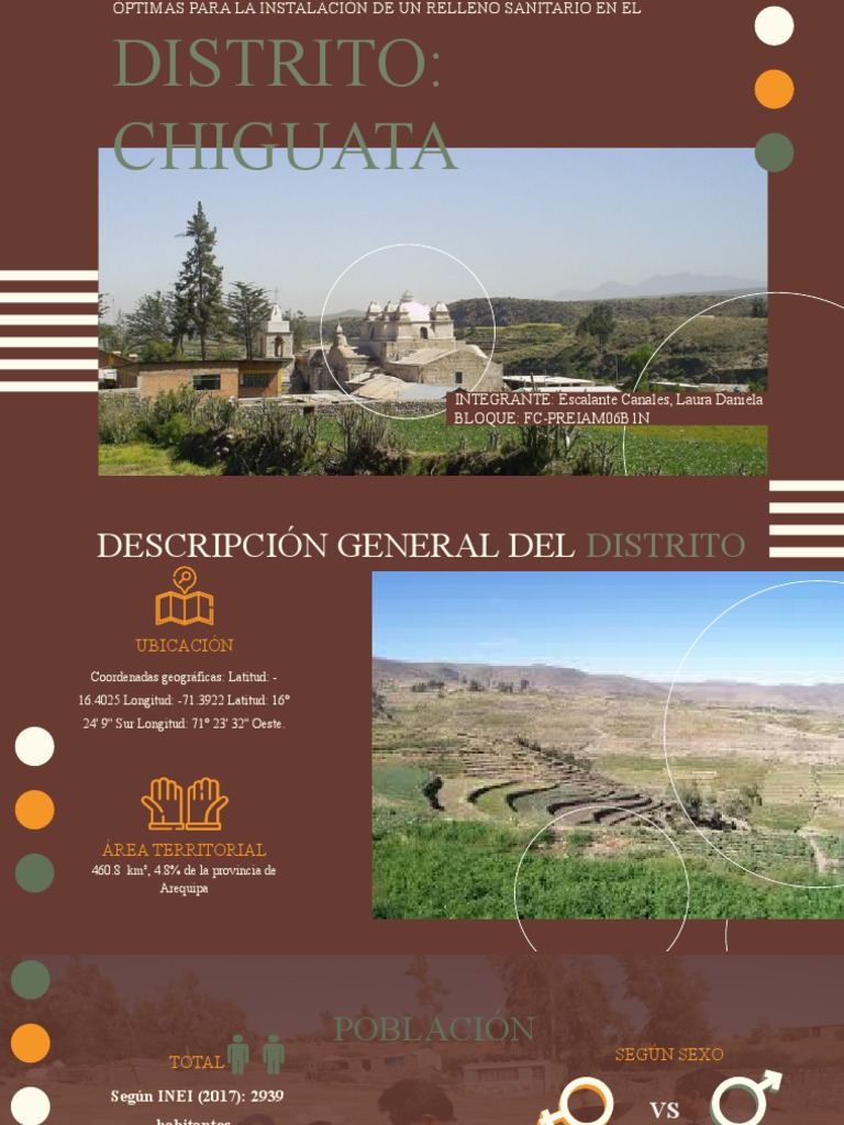 Presentación Distrito de Chiguata | PDF | Agricultura | Entorno natural