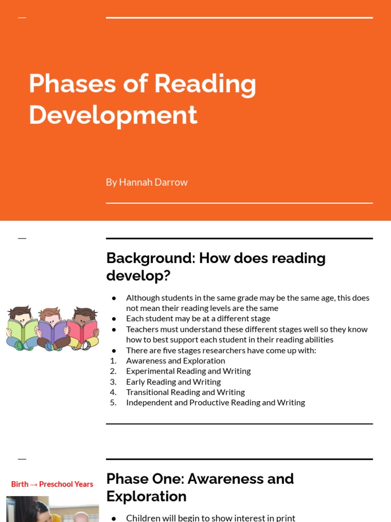 Phases of Reading Development Project | PDF | Vocabulary | Writing