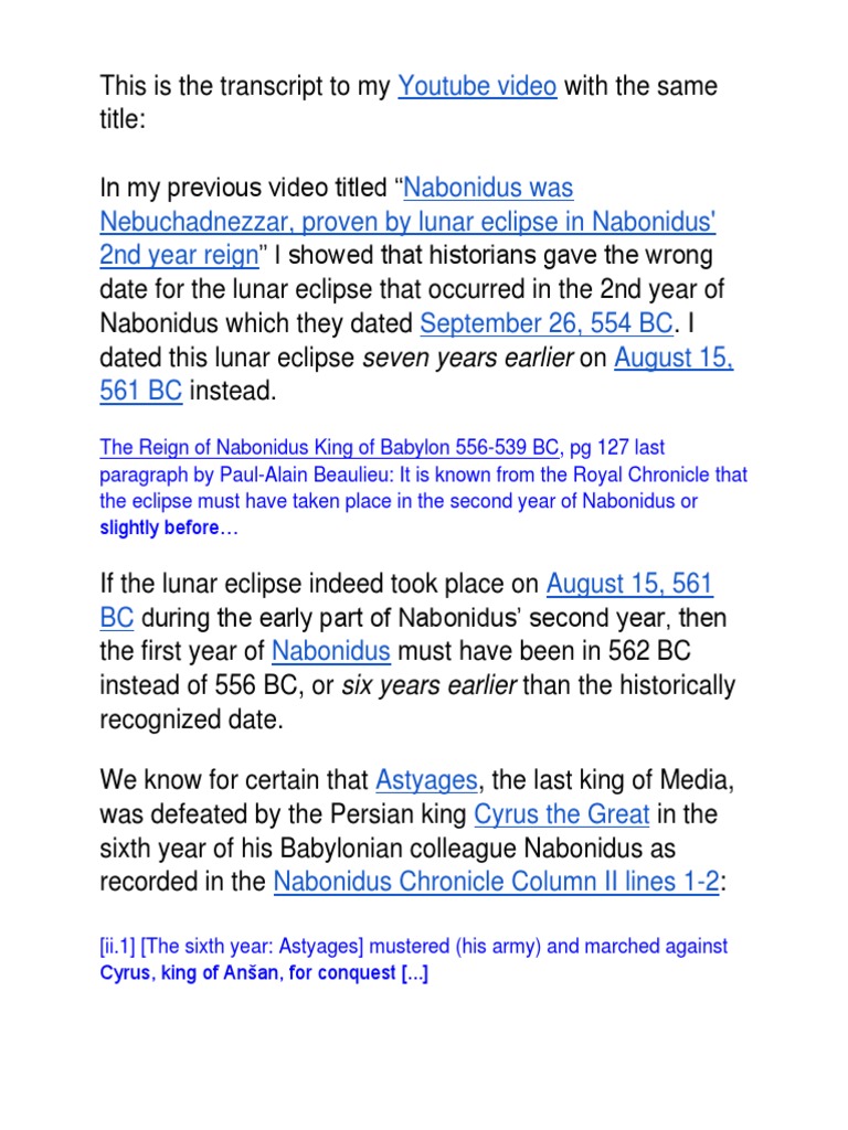 Daniel's 70 Weeks (5) Darius The Great Was The Biblical Darius ...