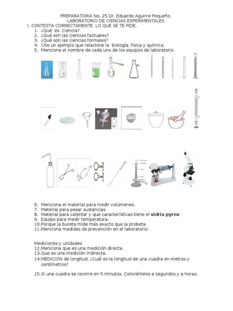 Guía Completa de Laboratorio de Ciencias | PDF