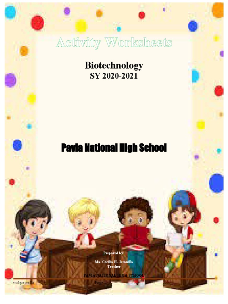 Biotechnology Cell Worksheets | PDF | Meiosis | Mitosis