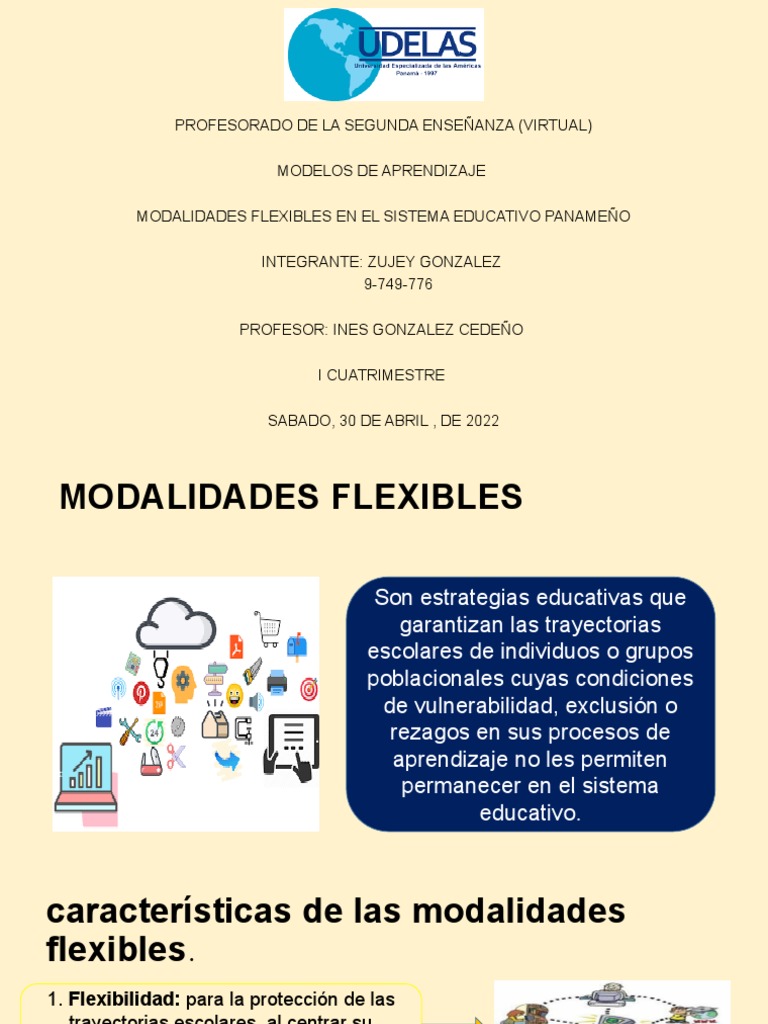 Modalidades Flexibles | PDF | Plan de estudios | Aprendizaje
