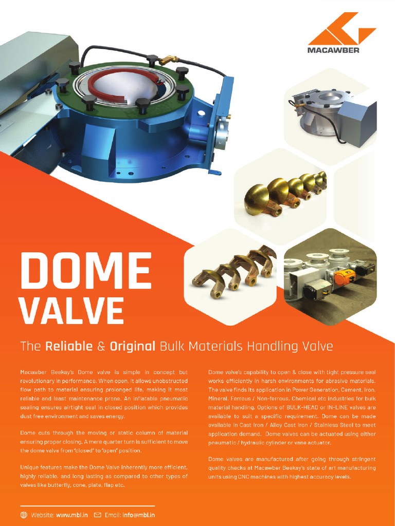 Dome Valve Catalog | PDF