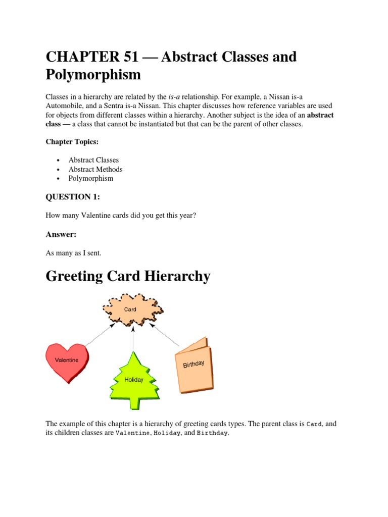 CH51-Abstract Classes and Polymorphism | Download Free PDF | Class (Computer Programming ...