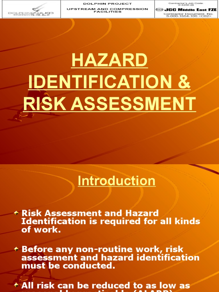 Hazard Analysis & Risk Assessment - Real | PDF | Risk | Risk Assessment