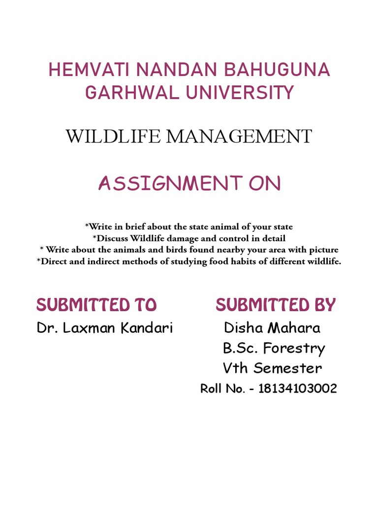 Alpine Musk Deer: Wildlife Management Insights | PDF | Organisms