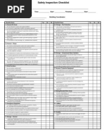 1.7b Stacking - Storage Inspection Checklist | PDF | Fires | Door