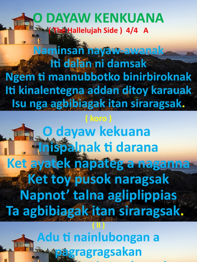 O Dayaw Kenkuana | PDF