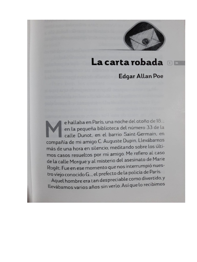 Pdf La Carta Robada Pdf