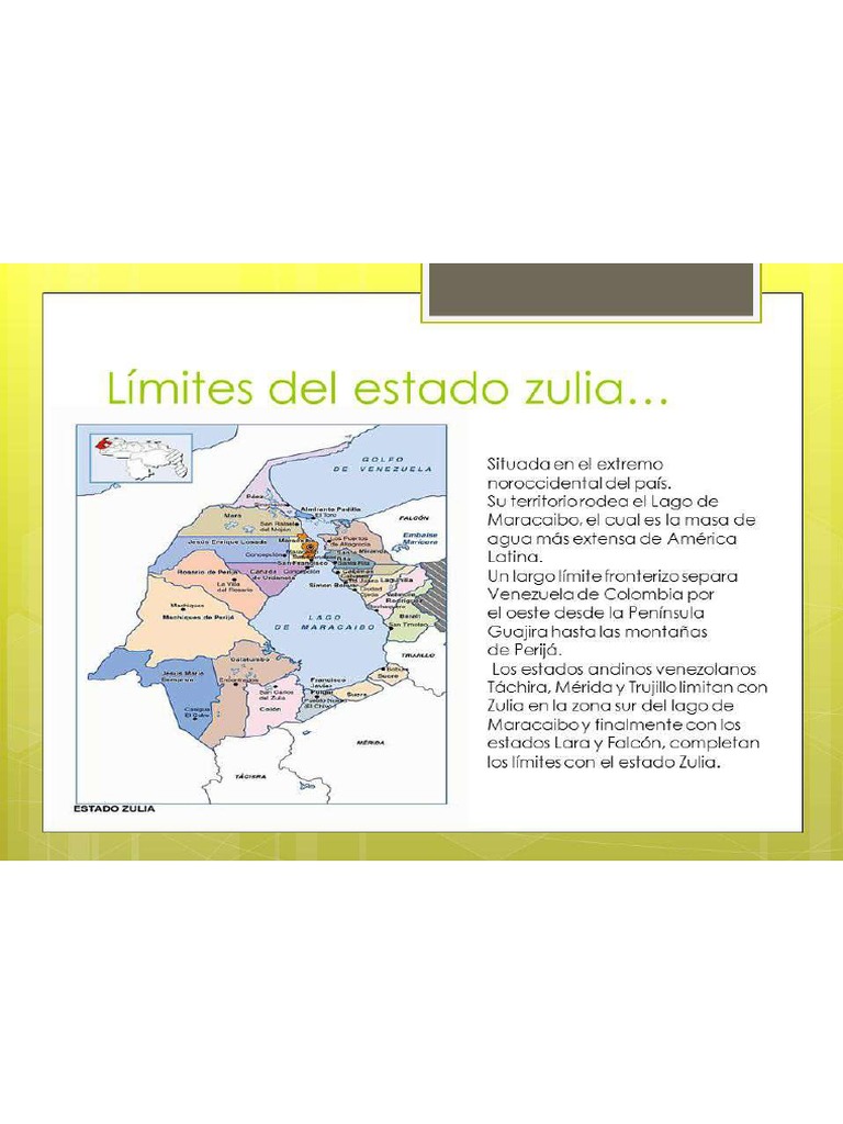 Mapa Del Estado Zulia | PDF