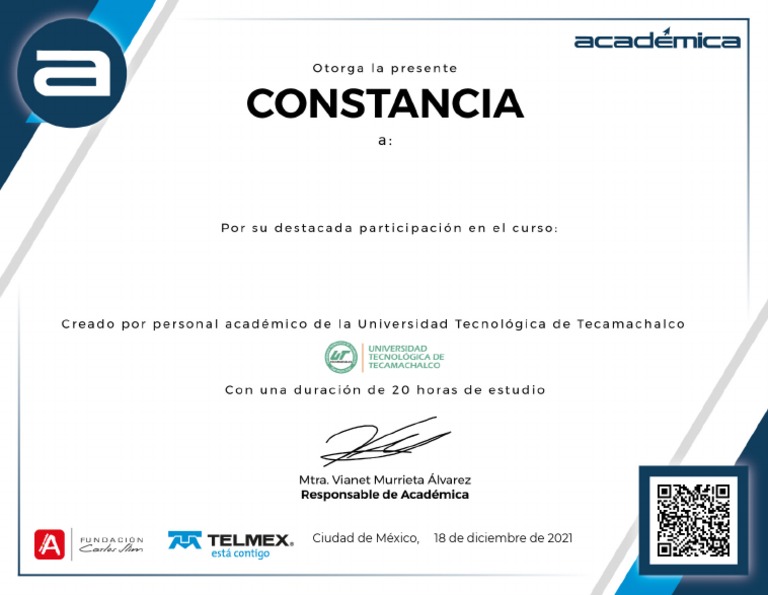 Constancia Carlos Slim | PDF