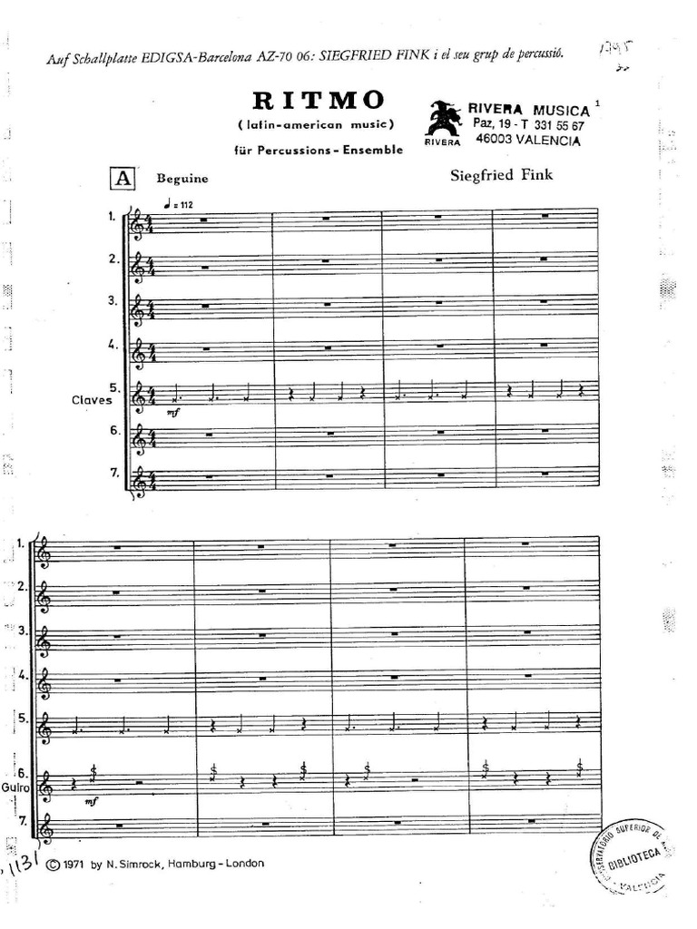 Grade - Ritmo S. Fink | PDF