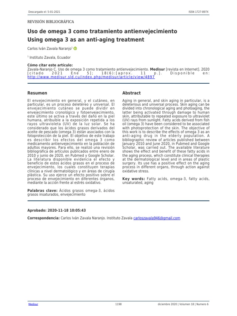 Omega 3 | PDF | Ácido Graso Omega 3 | Petróleo