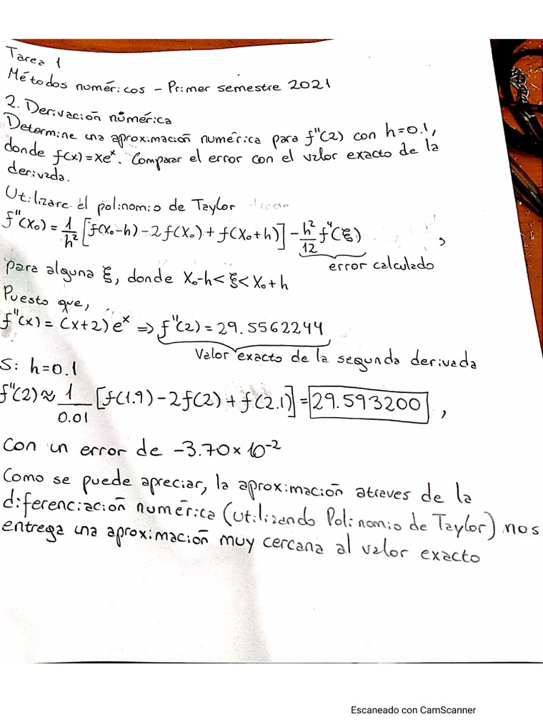 Métodos Numéricos, Ejercicios Resueltos | PDF