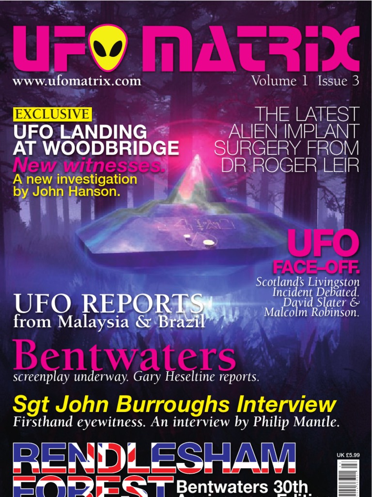 UFO Matrix Issue 3 | PDF | Unidentified Flying Object