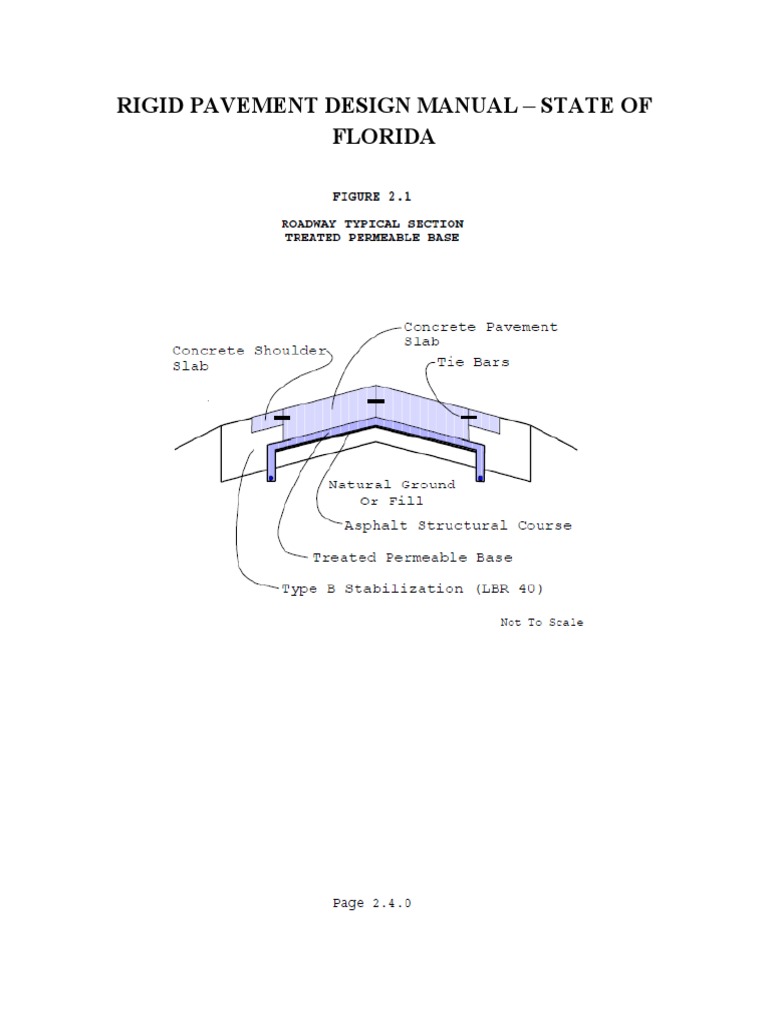 Florida Pavement Design Manuals | PDF