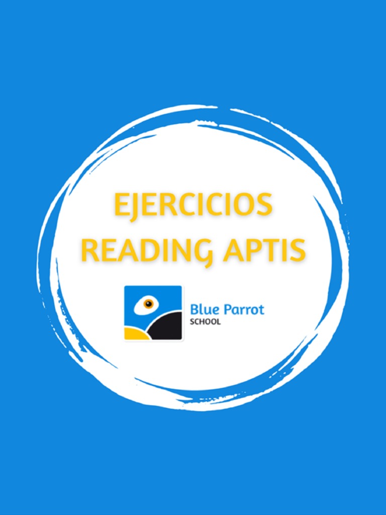 Ejercicios Reading Aptis | PDF