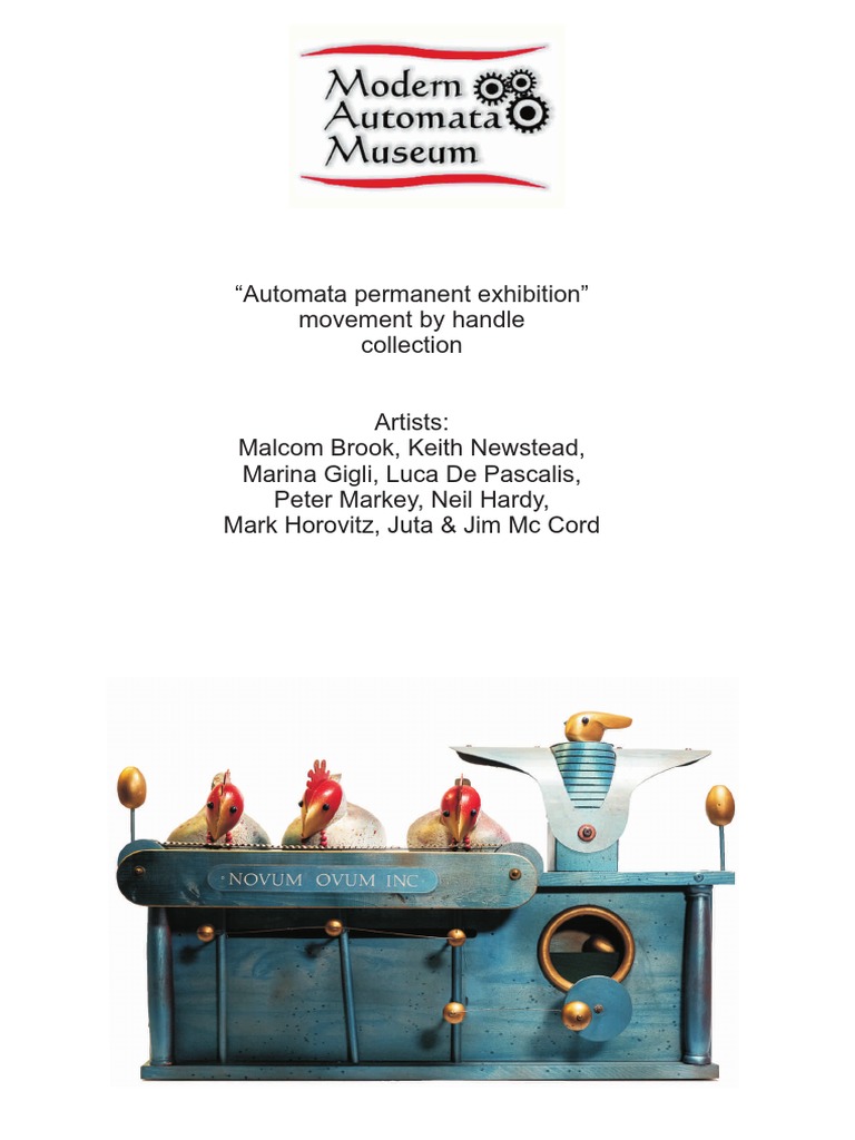 2 - Automata Permanent Exhibition - Movement by Handle. | PDF