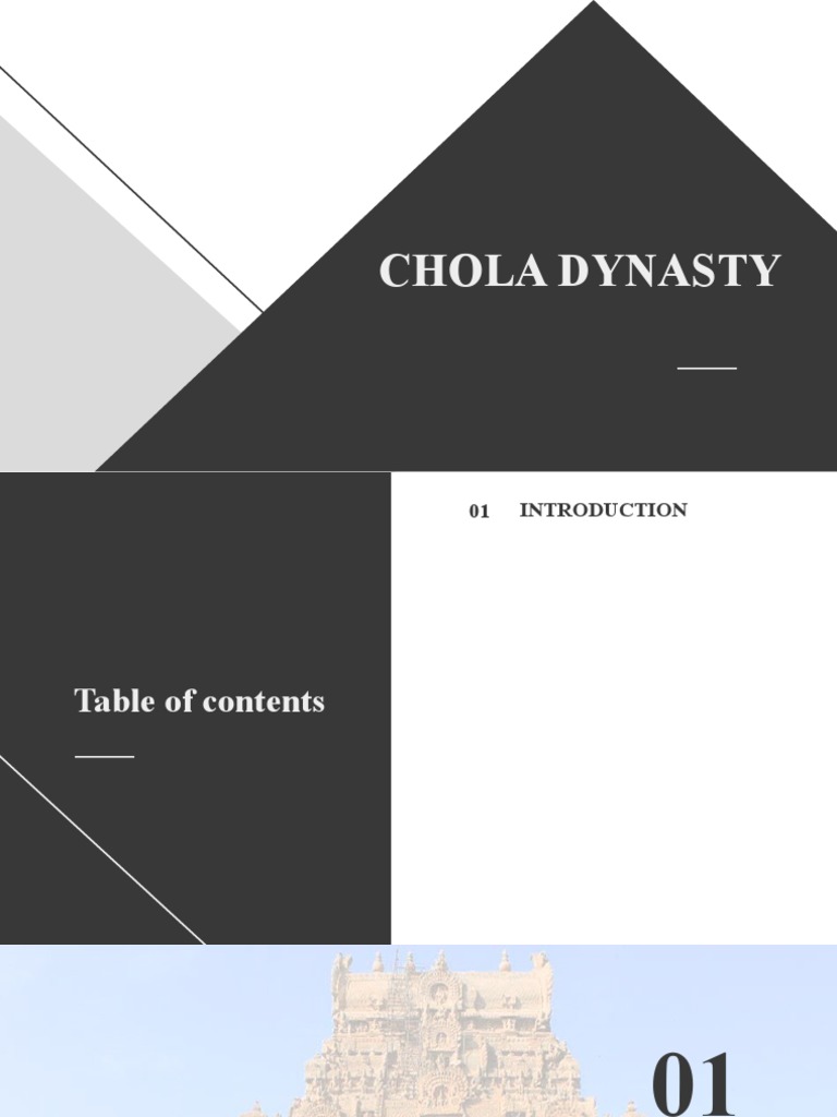 Chola Dynasty | PDF | Tamils | South India
