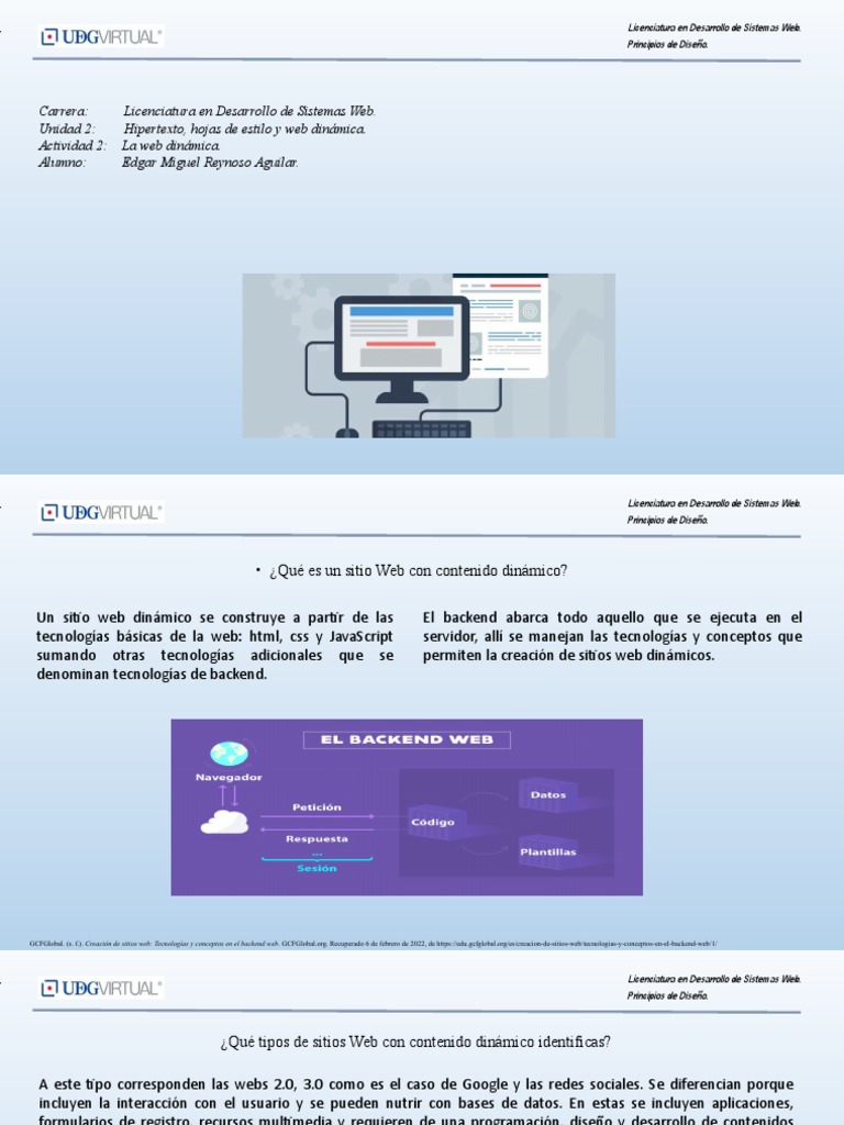 Actividad Integradora 2. La Web Dinámica | PDF | Script Java | Lenguaje de programación