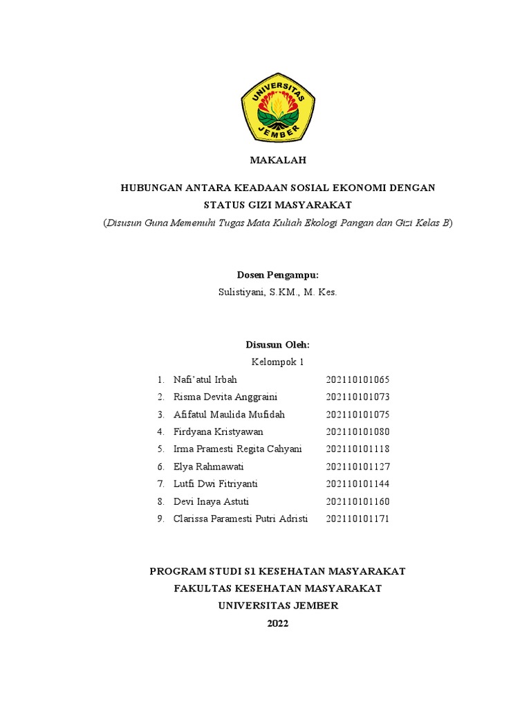 Kelompok 1 - EPG B | PDF