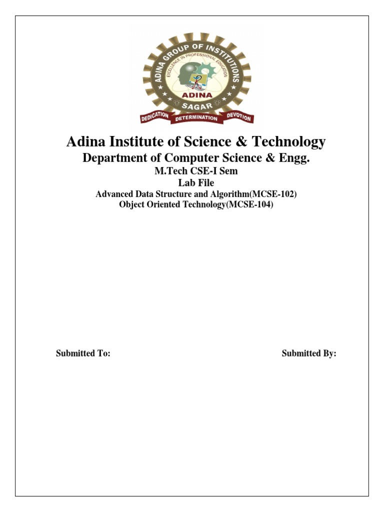 DATA STRUCTURE - Lab - Manual Final | PDF | Computer Programming ...