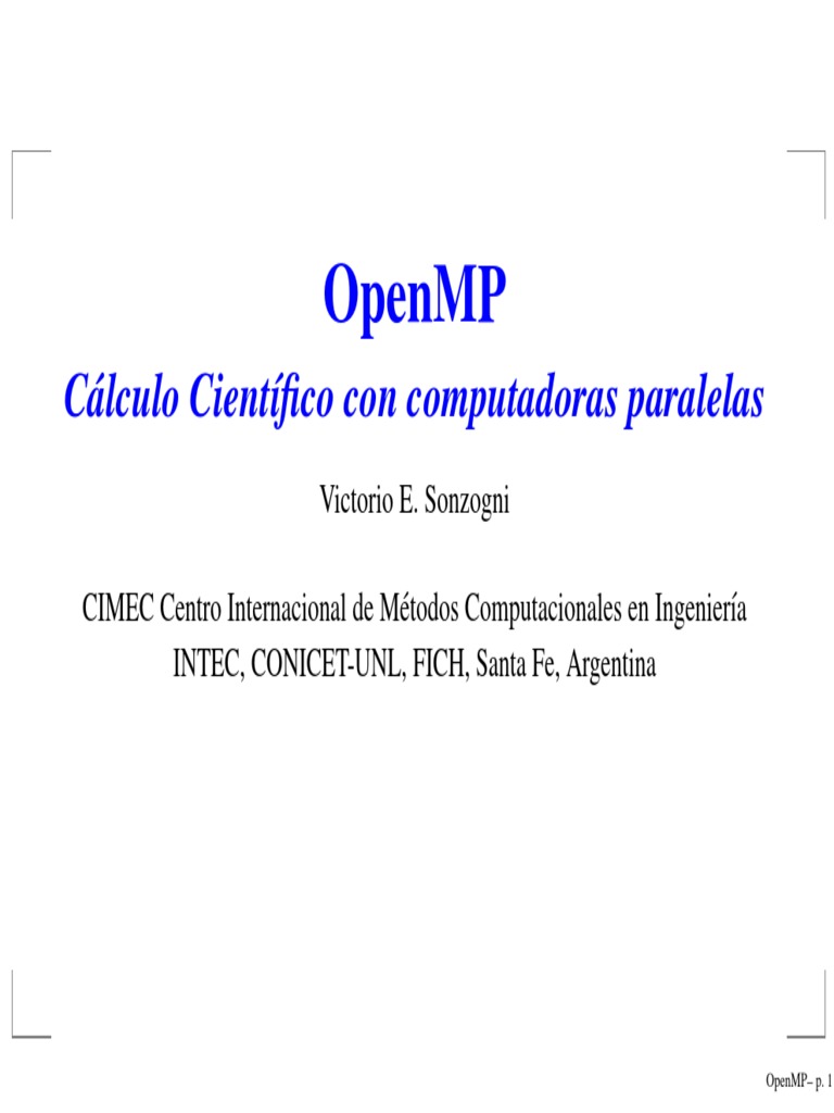 Guia Comandos OPENMP | PDF | C ++ | Hilo (Computación)
