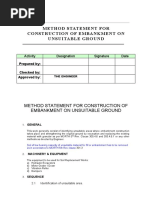 Method Statement For Roadbase Construction | PDF | Road | Road Surface