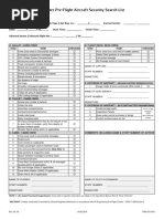 Preflight Briefing Checklist | PDF | Flight Attendant | Aviation
