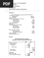 Uno Sari - Sari Store Income Statement | PDF