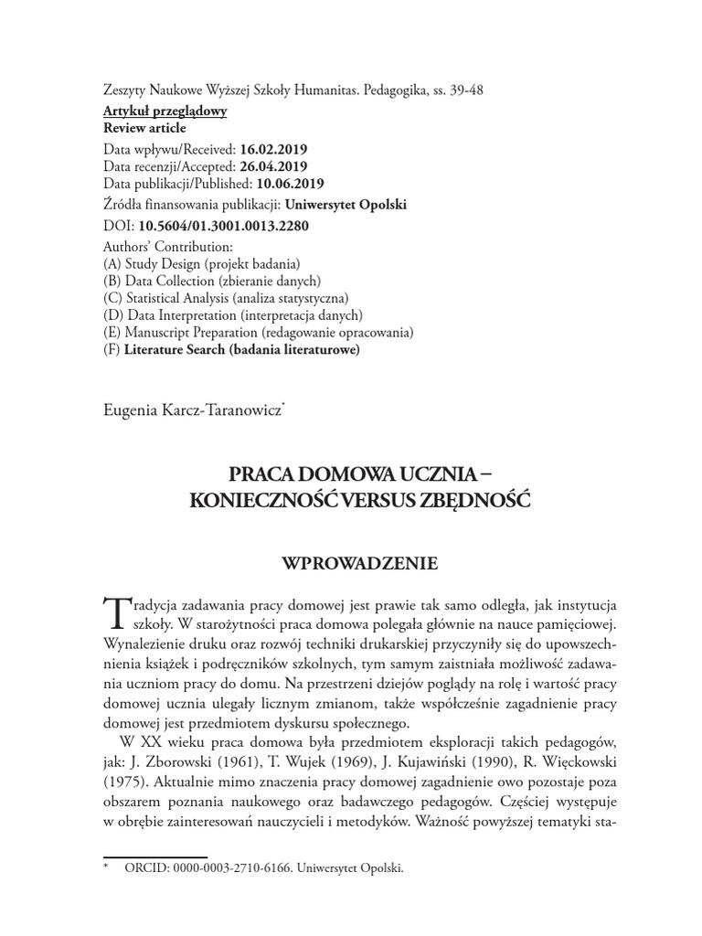 Praca Domowa | PDF