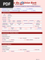 Kina Bank Personal Account Opening Form | PDF | Cheque | Banks