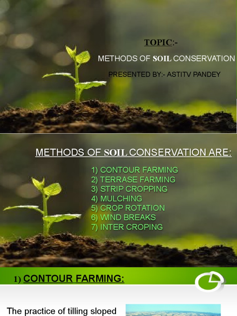 Soil Conservation Techniques Guide | PDF | Home & Garden | Science ...