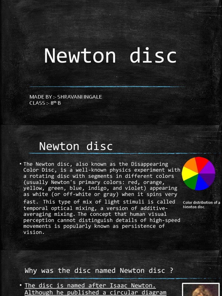 Newton Disc | PDF