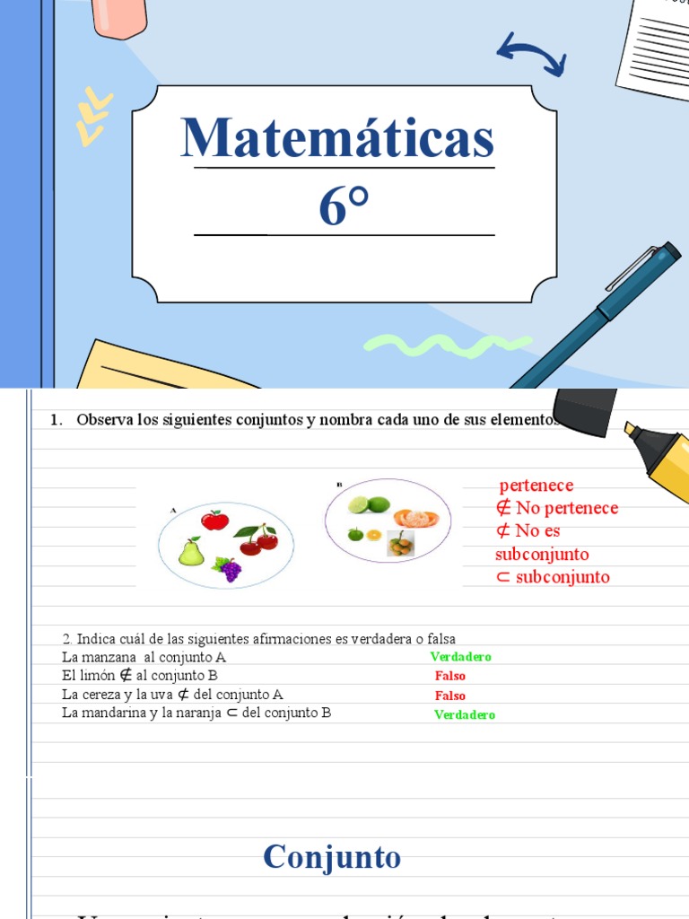 Clase Conjunto | PDF | Conjunto (Matemáticas) | infinito