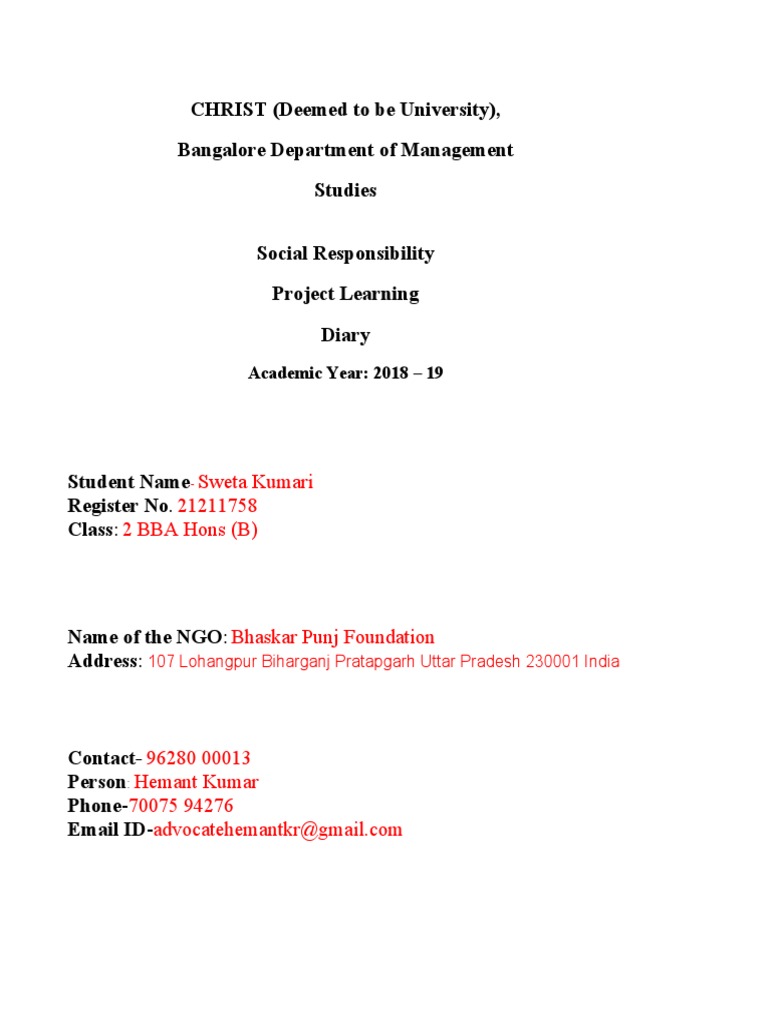 SRP Form | PDF | Self Esteem | Cognition