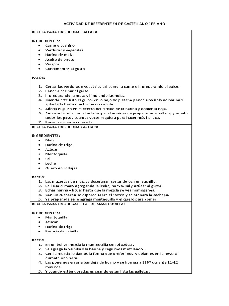 Ref4 Castellano 1er | PDF