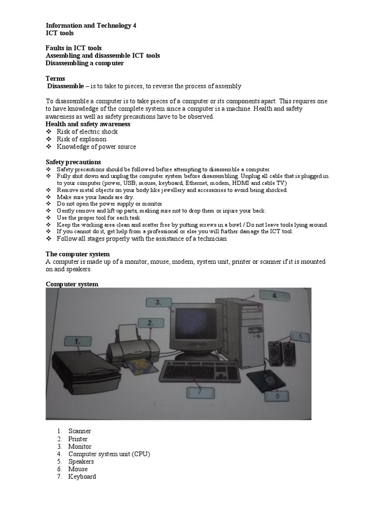 Gr7 - ICT 5 | PDF | Computer Data Storage | Solid State Drive