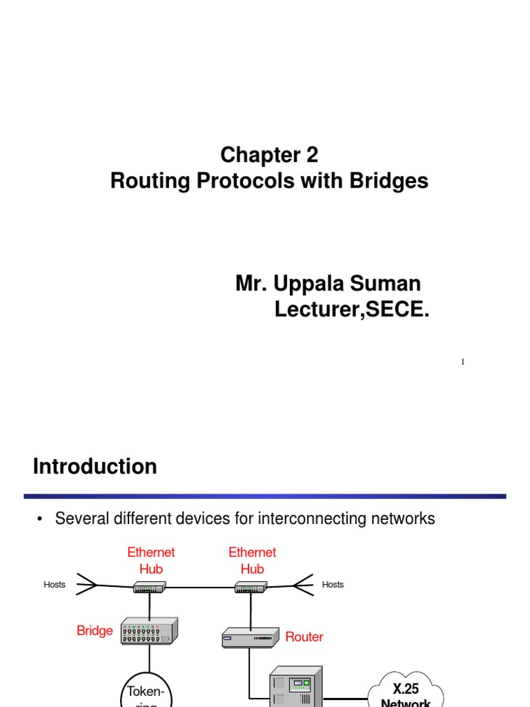 ACN Chapter 2 | PDF | Computer Network | Network Switch